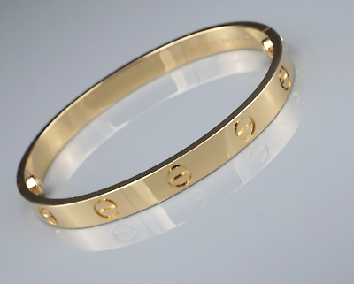Love Screw Bangle 18K Gold Plated – Jewelique